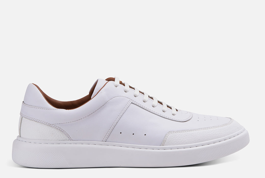 Newport White Sneaker | Gordon Rush